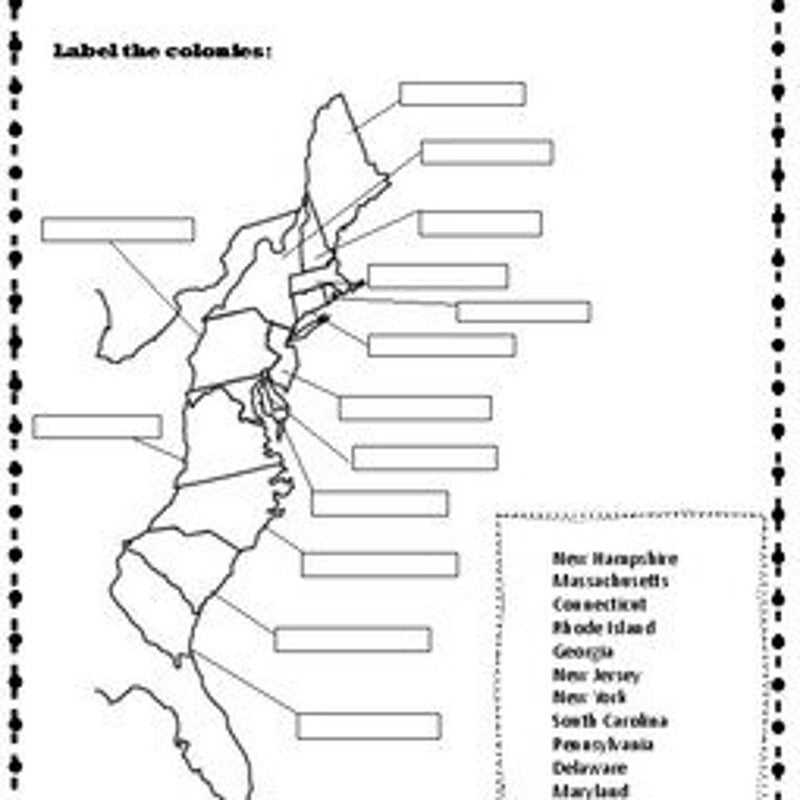 Vintage Map of Us Colonies - Etsy