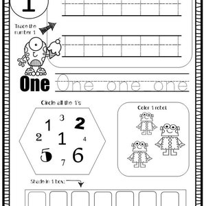 Outer Space Numbers 1 to 10 - Etsy