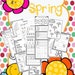 Prek-k+ Spring Worksheet Package - Etsy