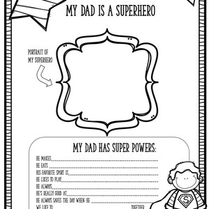 Superhero Father's Day - Etsy