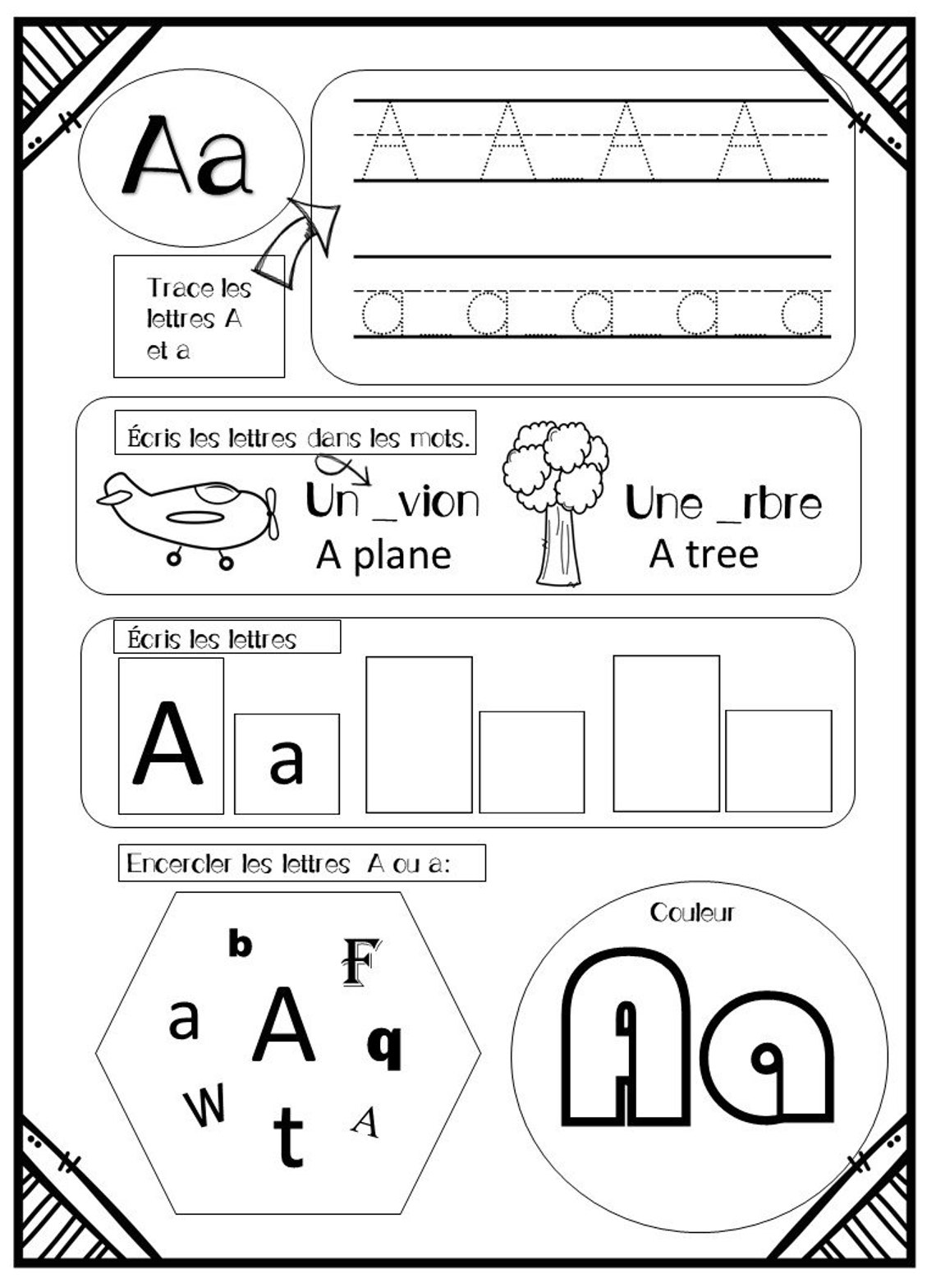 L'alphabet! Learn the French Alphabet - Etsy