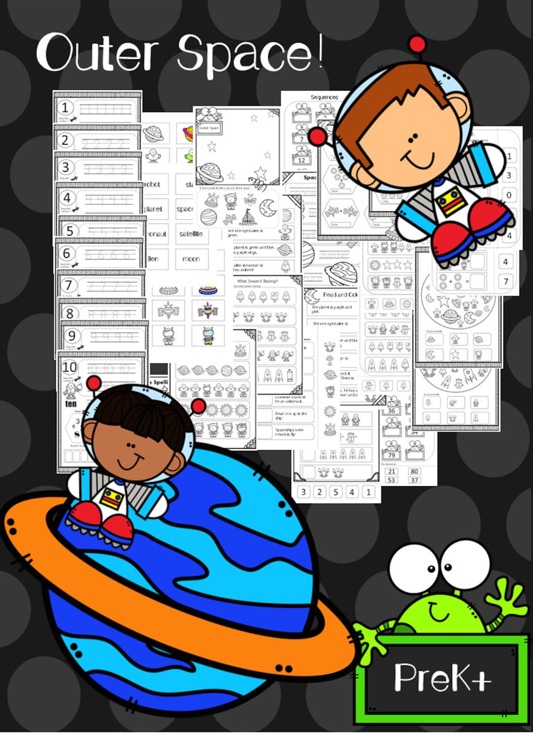 Outer Space Preschool to Grade 2 Package - Etsy