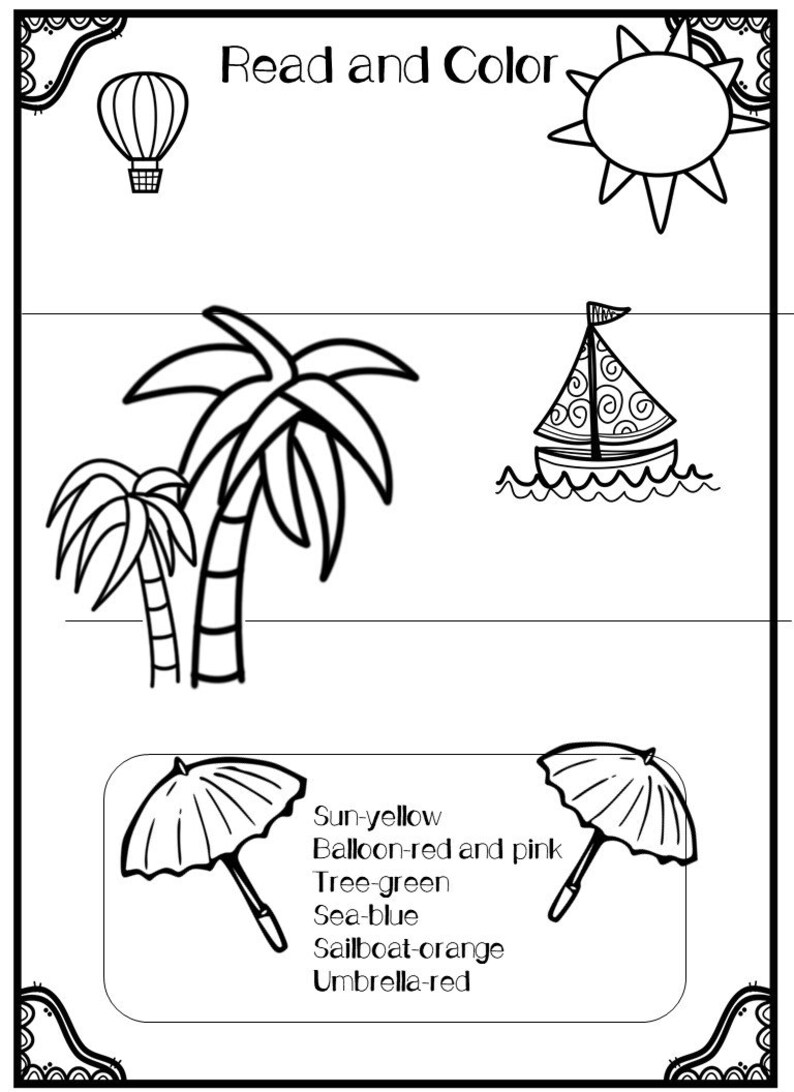 Pre-k+ Summer Package - Etsy