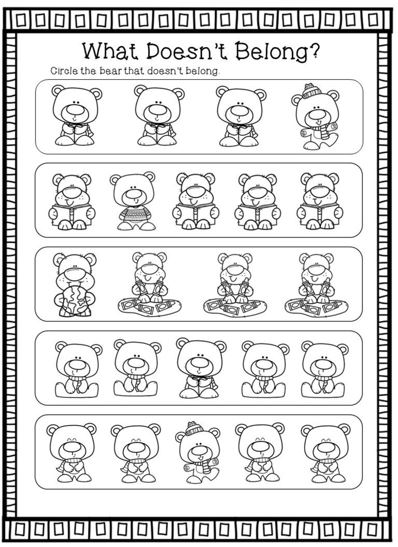 Teddy Bear Picnic-prek+ Package - Etsy