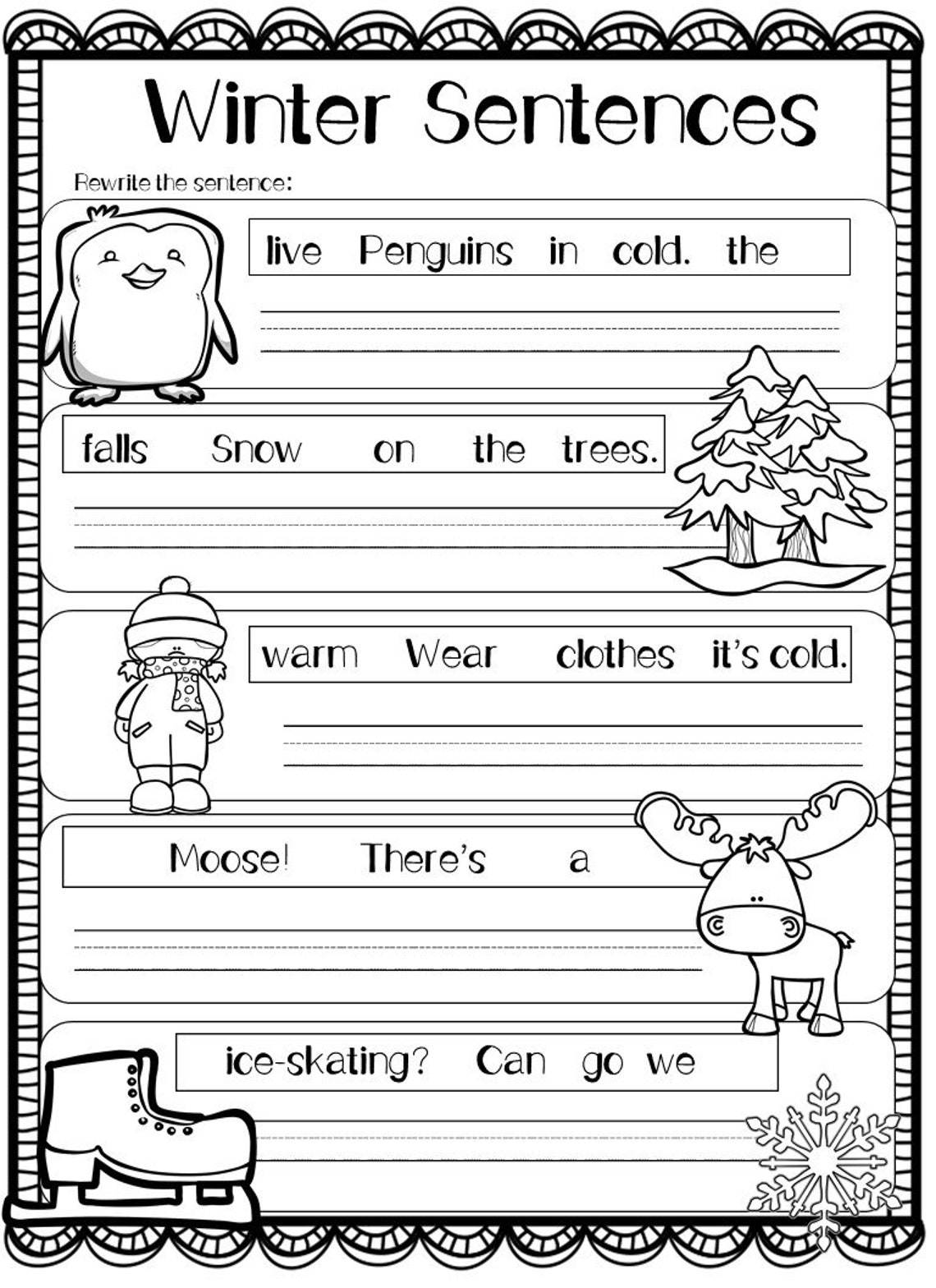 K-2 Grammar Package | Etsy