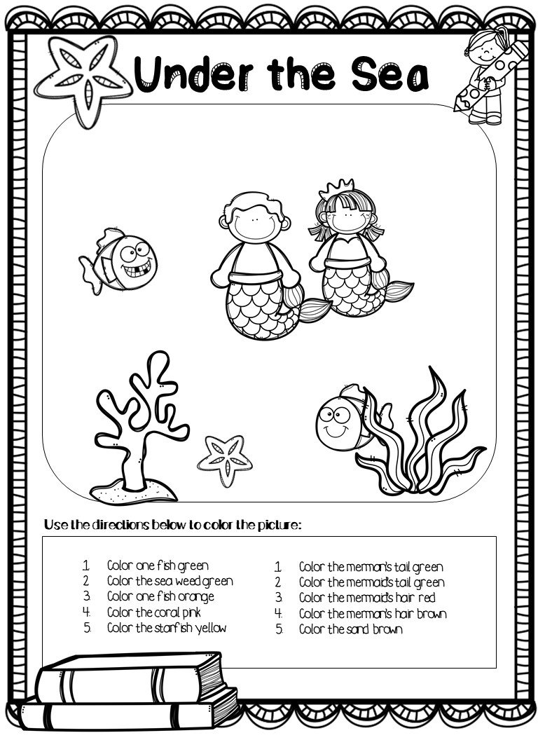 Prek-2 Reading: Color and Comprehension - Etsy