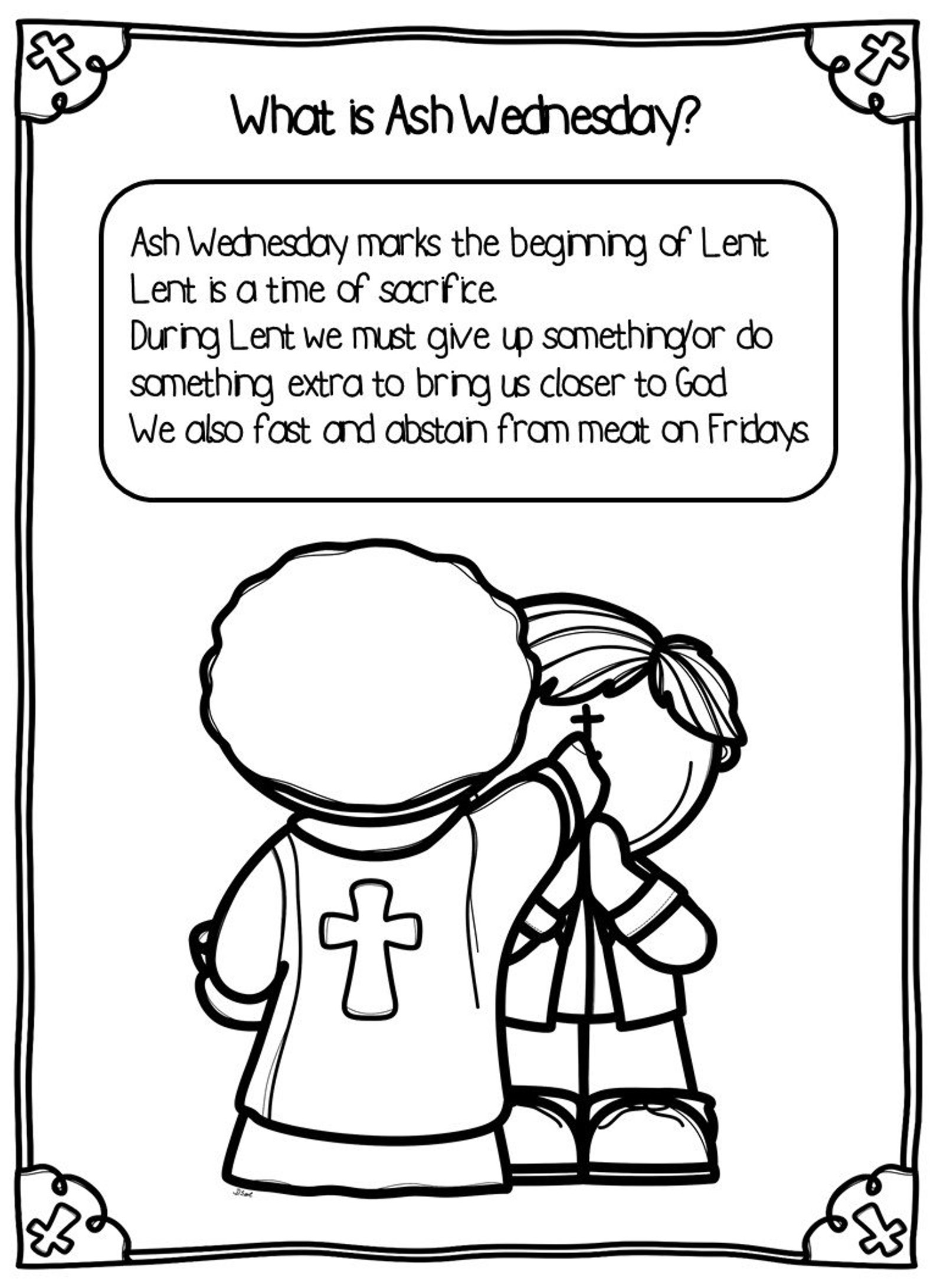 Ash Wednesday Packet - Etsy