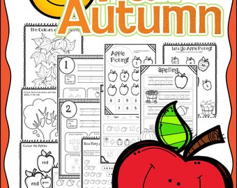 Apple Worksheets | Etsy