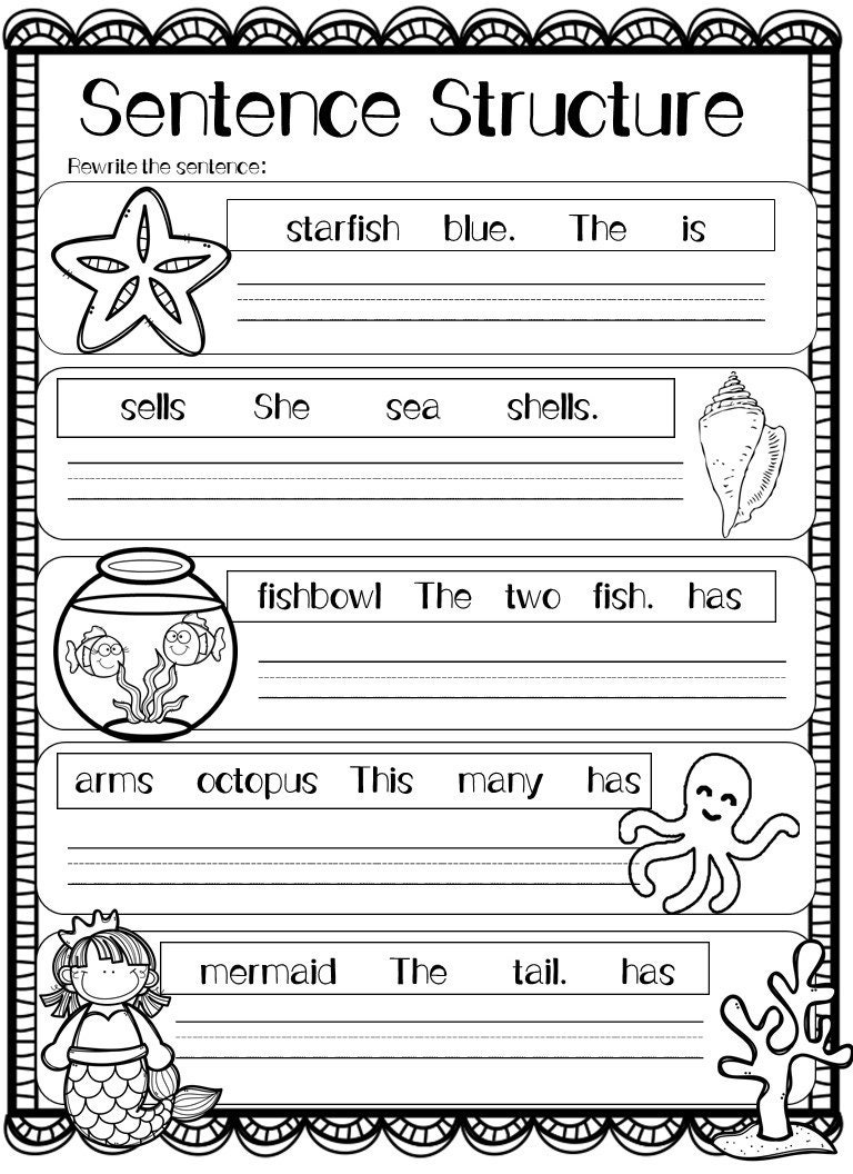 K-2 Grammar Package | Etsy