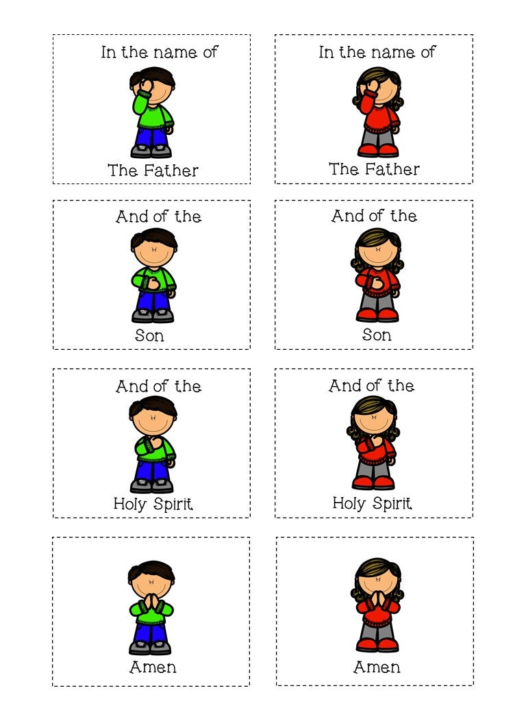 Teach the Sign of the Cross - Etsy