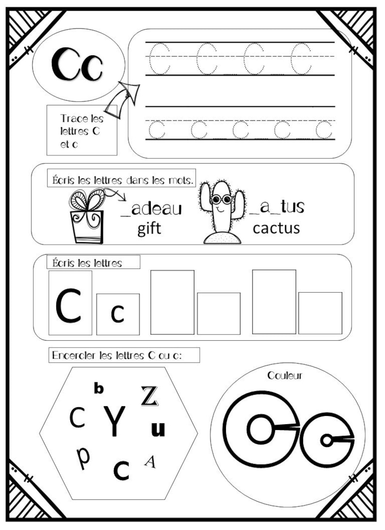 L'alphabet! Learn the French Alphabet - Etsy