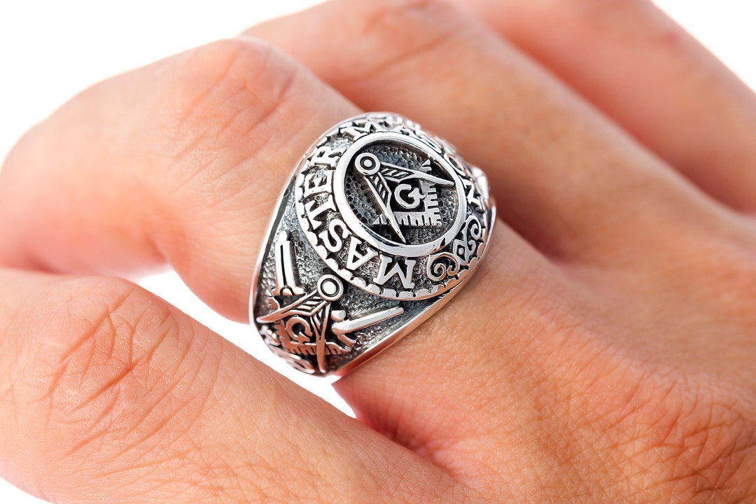 Masonic Master Mason Masonic Jewellery 925 Sterling Silver Ring - Etsy