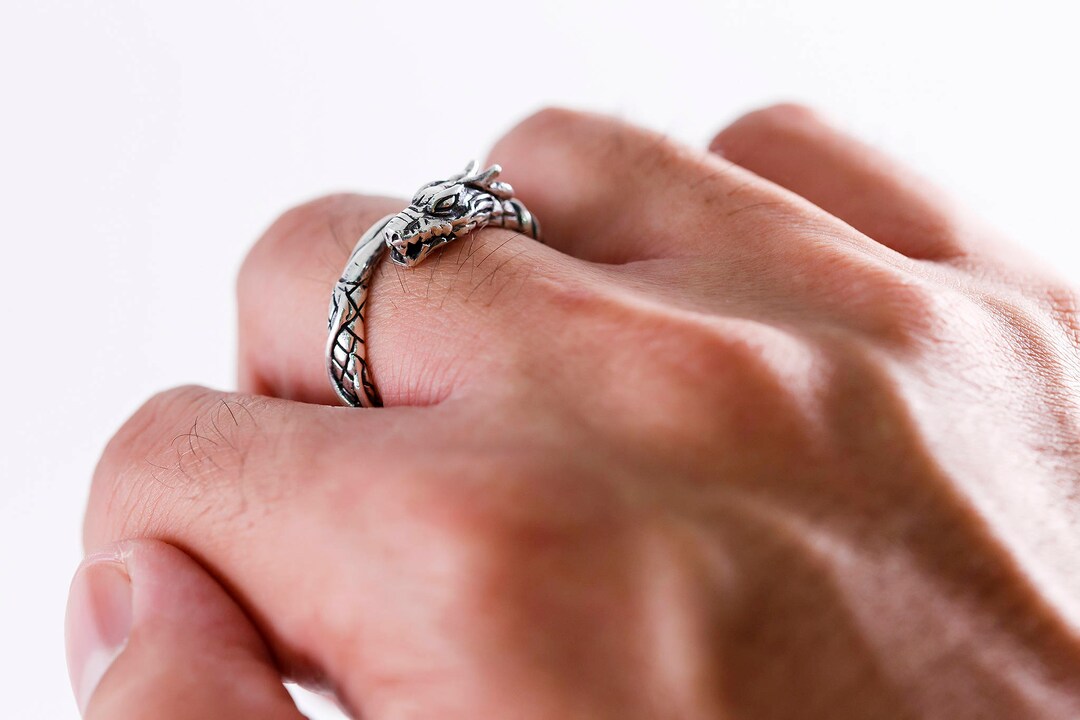 Viking Wikinger Jormungand Midgard Serpent Snake Norse Dragon Sterling ...