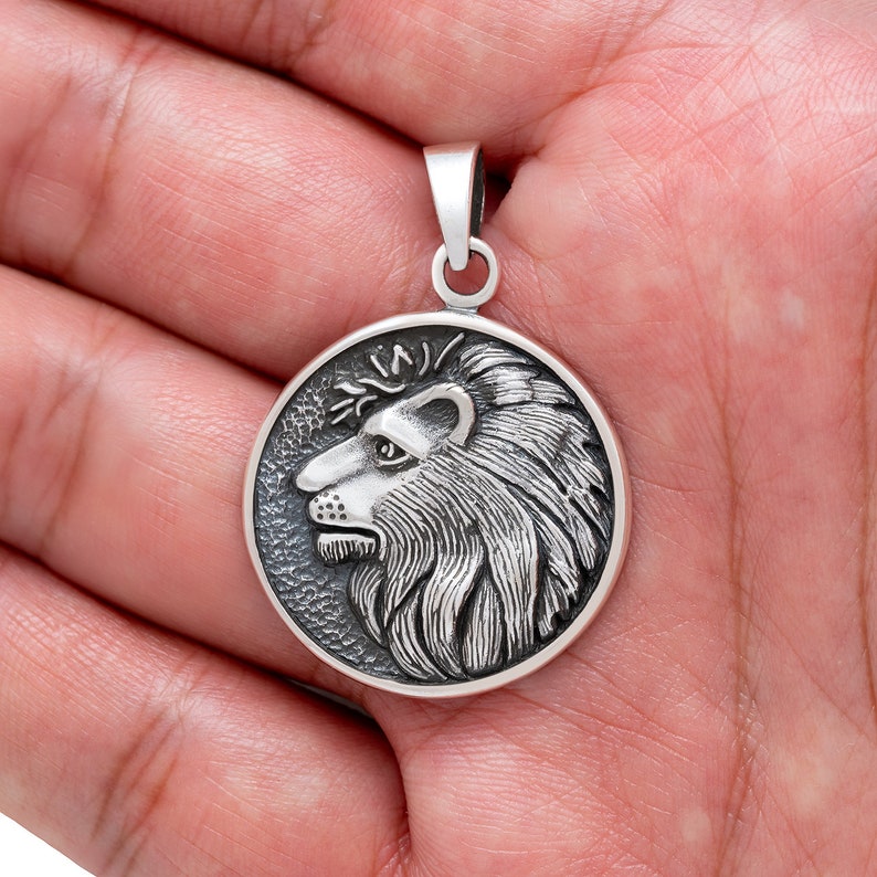 Rastafarian Lion of Judah Haile Selassie Ethiopian Sterling Silver 925 ...