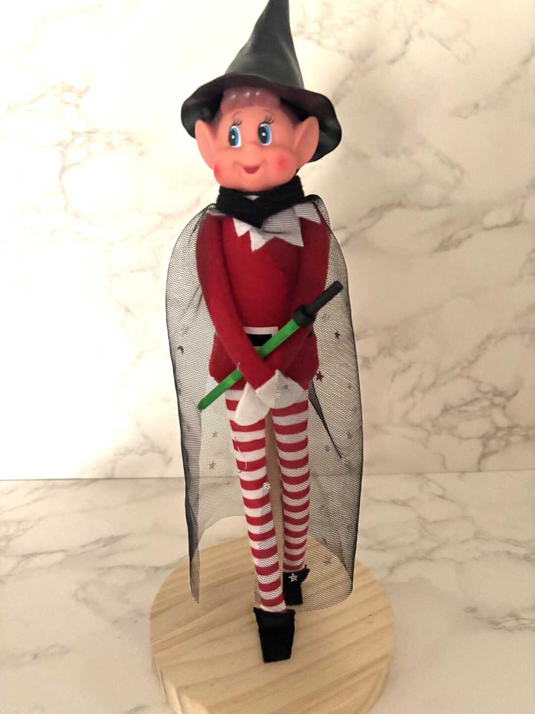 Elf Invisibility Cloak, Witches Hat, Magic Wand Set, Doll Clothes, Prop ...