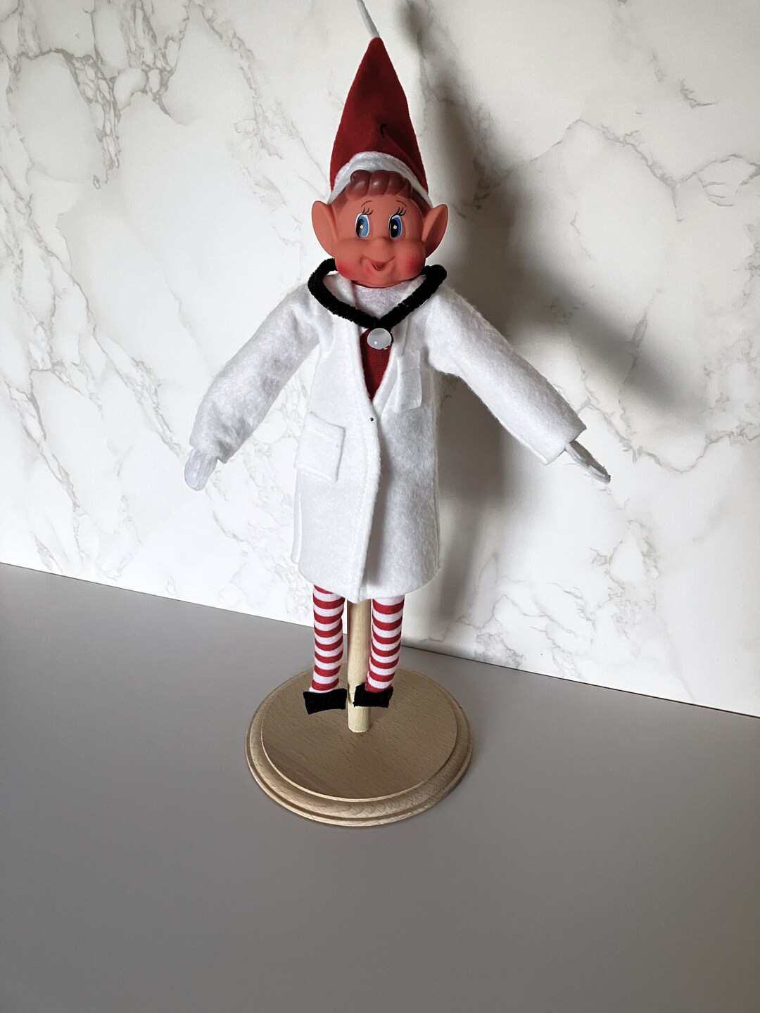 Elf Doctor Costume: Lab Coat & Stethoscope Outfit - Etsy