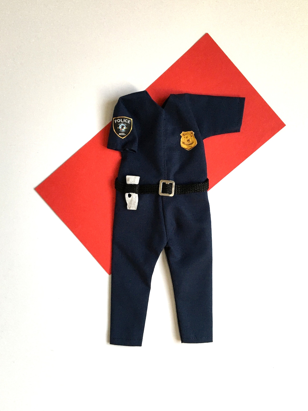 Elf Police Uniform With Holster, Belt and Gun Set, for 12-inch ...