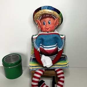 Elf Cinco De Mayo, Hat and Poncho Set, Doll Clothing, Outfit ...