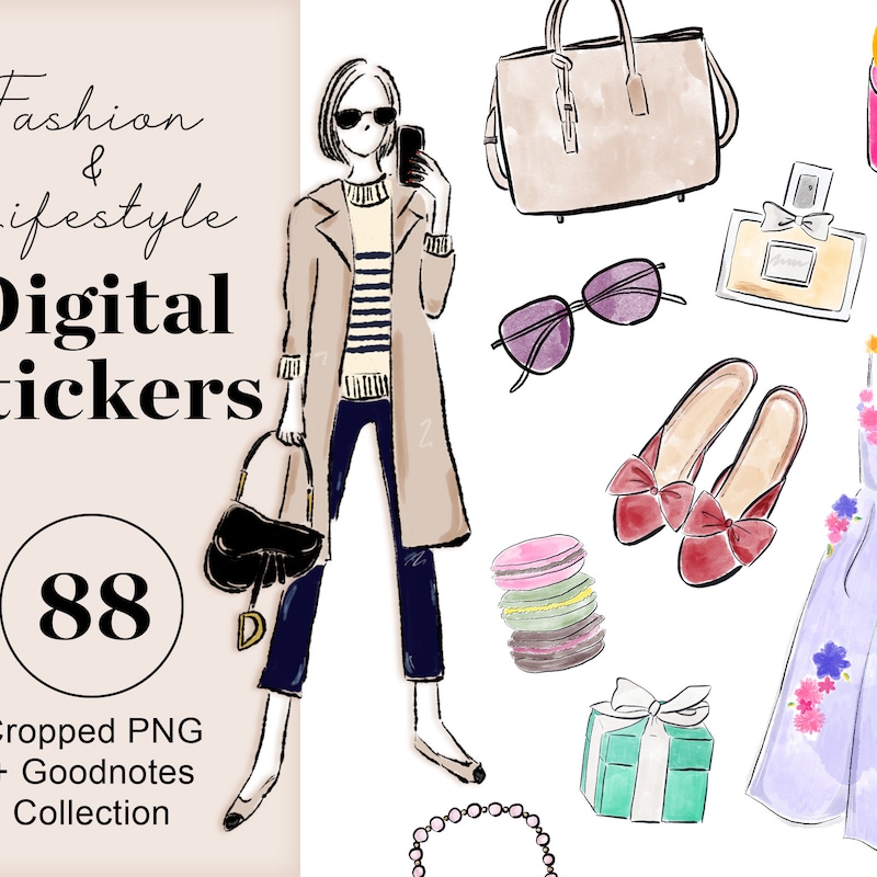 Fashion Stickers - Etsy