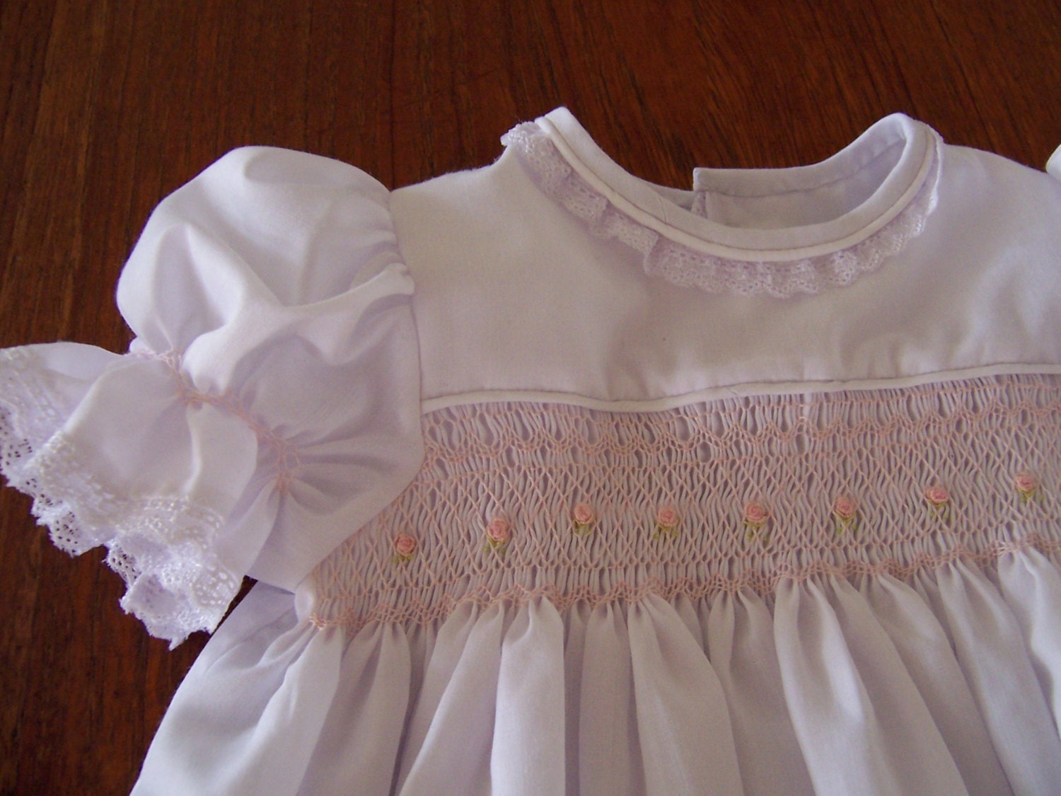 Hand Made Hand Smocked Square Yoke Dress - Etsy