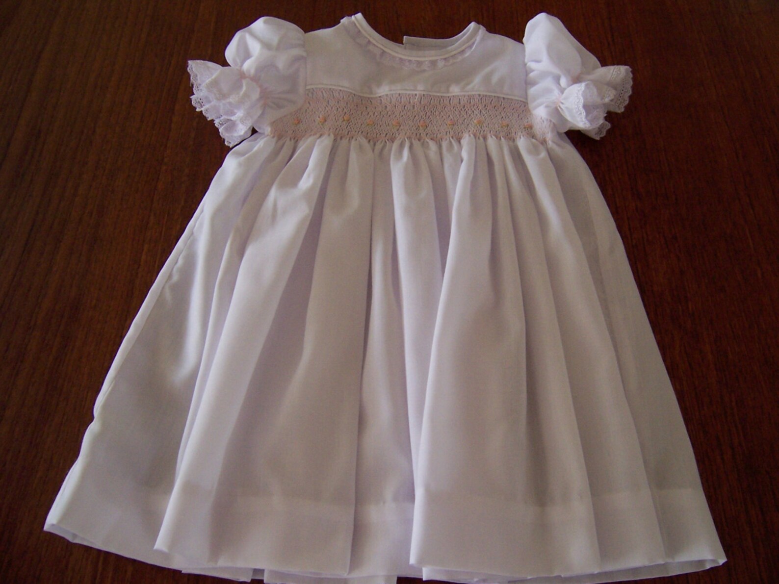 Hand Made Hand Smocked Square Yoke Dress - Etsy