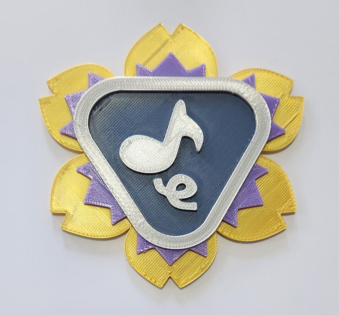 Insignia de Super Mario Bros Wonder impresa en 3D / Insignia de sonido ...