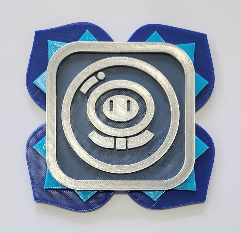 3D Printed Super Mario Bros Wonder Badge Bubble Power Badge Coaster - Etsy