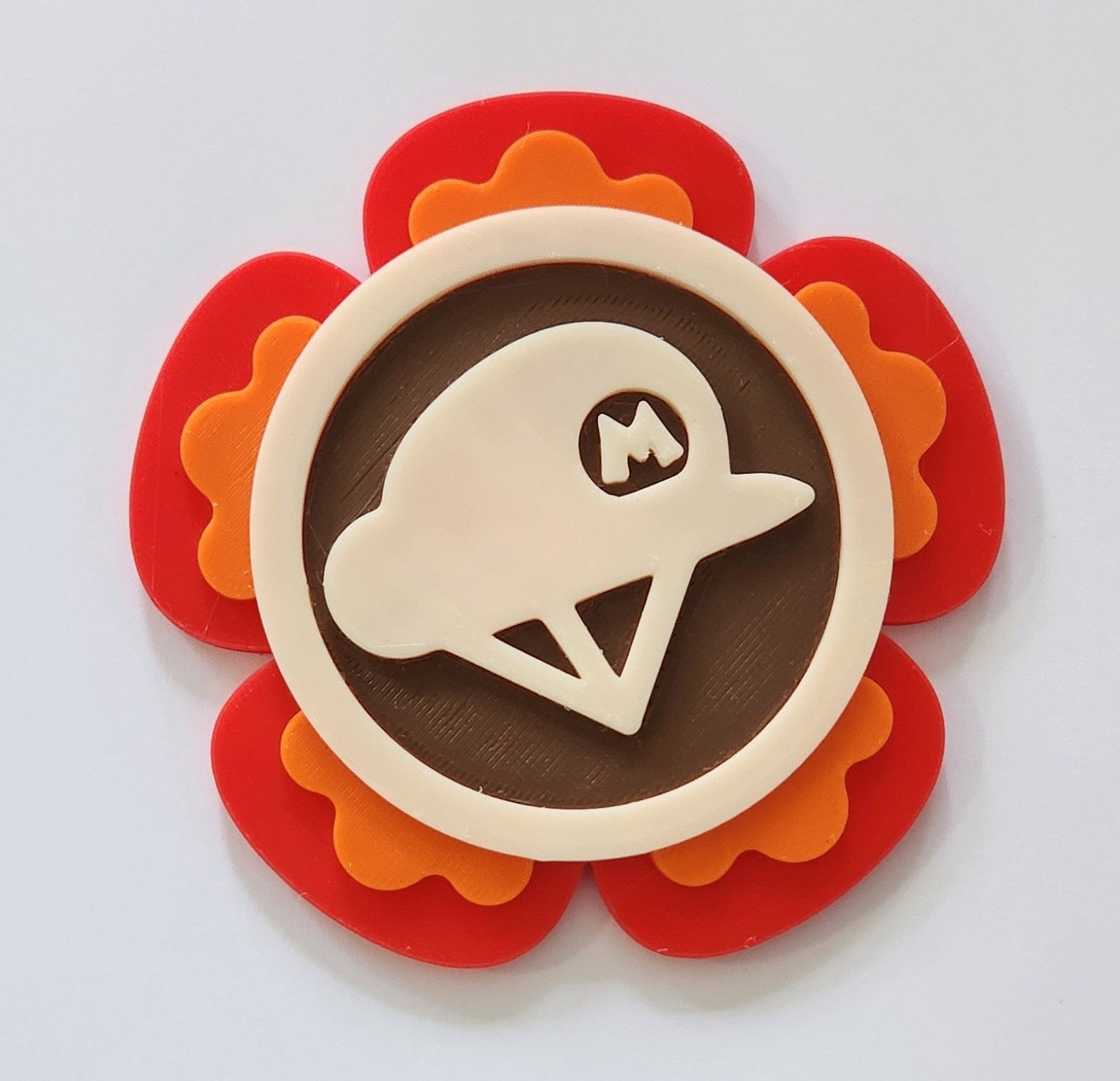 3D Printed Super Mario Bros Wonder Badge Parachute Cap Badge Coaster - Etsy