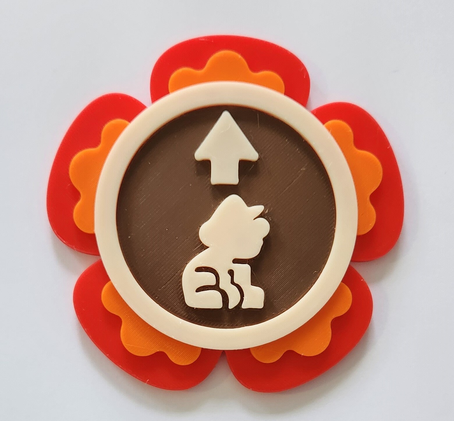 3D Printed Super Mario Bros Wonder Badge Crouching High Jump Coaster - Etsy