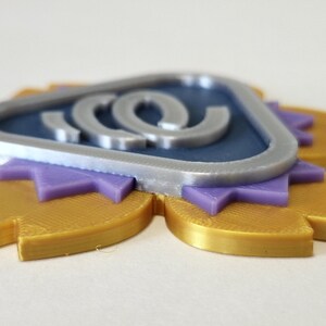 3D Printed Super Mario Bros Wonder Badge Spring Feet Badge Coaster - Etsy