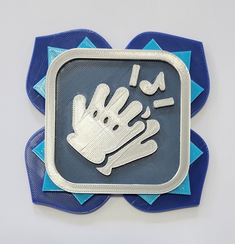 3D Printed Super Mario Bros Wonder Badge Rhythm Jump Badge Coaster ...