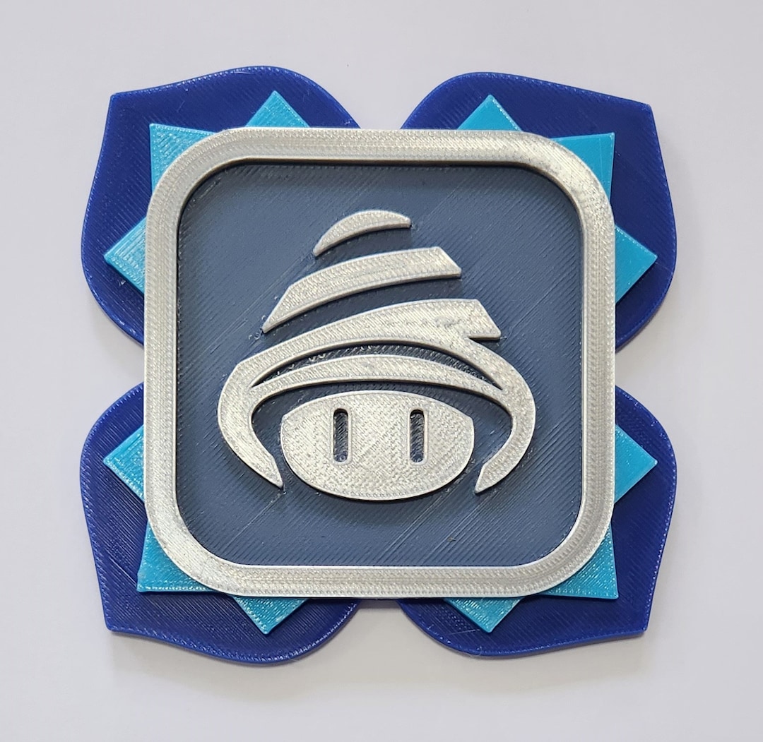 3D Printed Super Mario Bros Wonder Badge Drill Power Badge Coaster - Etsy