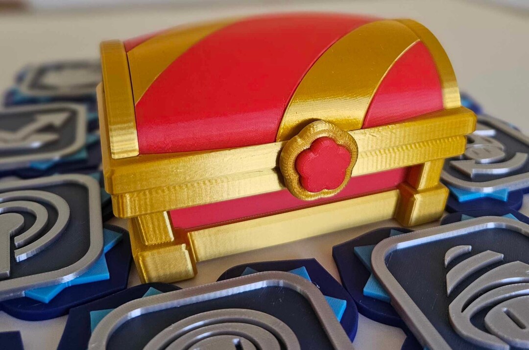 3D Printed Chest From Super Mario Bros Wonders - Etsy