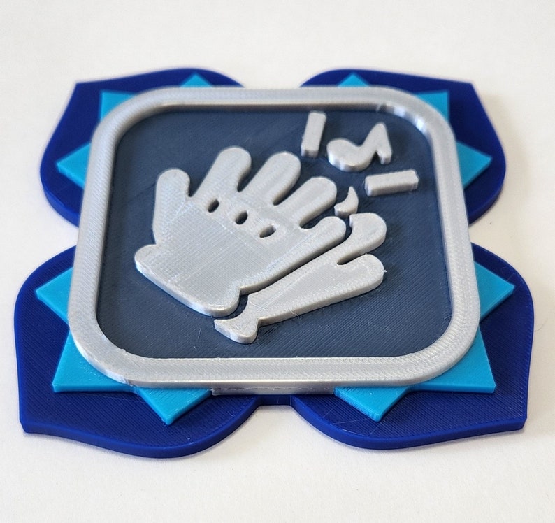 3D Printed Super Mario Bros Wonder Badge Rhythm Jump Badge Coaster ...