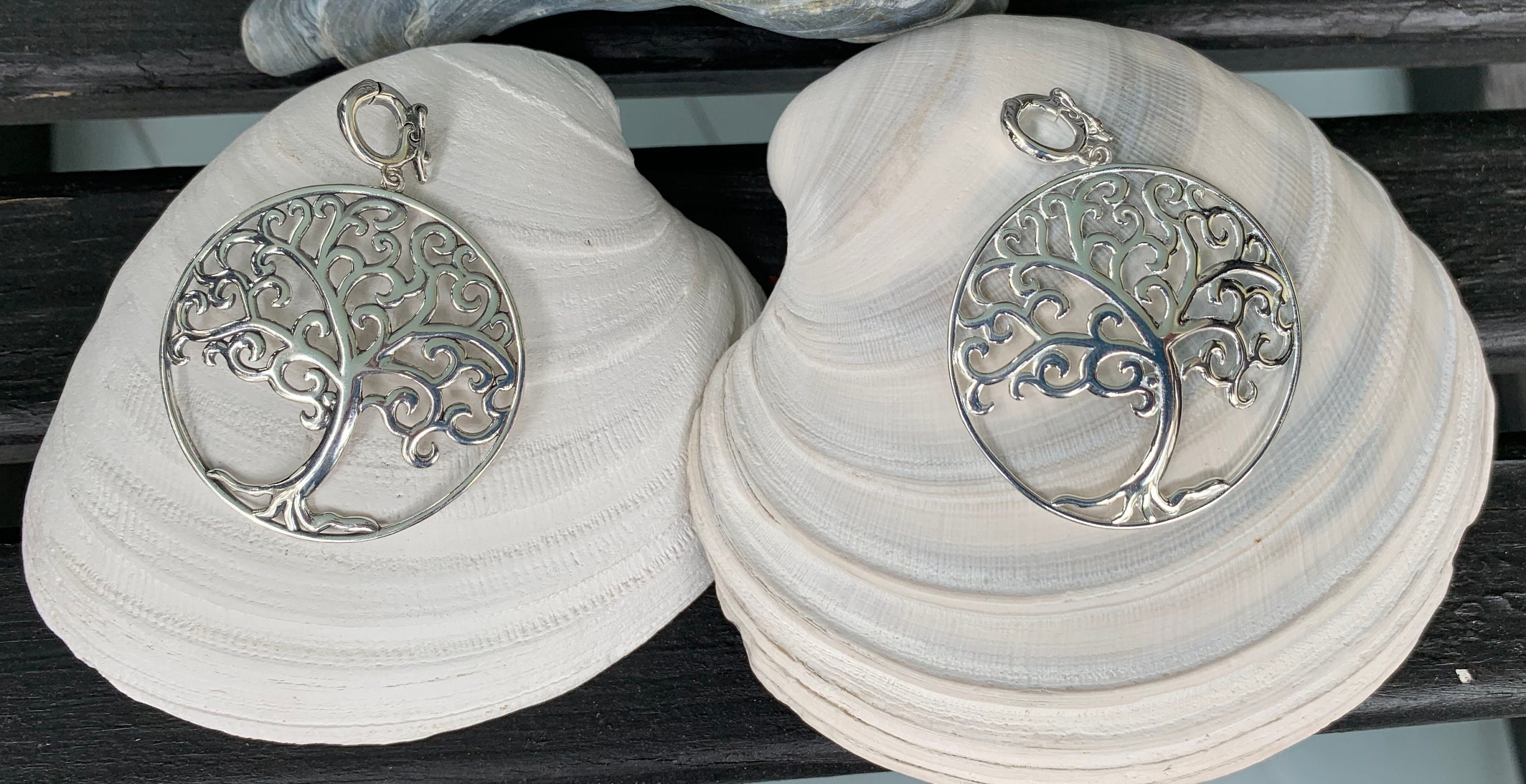 Tree of Life Pendant Sterling Silver .925 Angel Oak Tree - Etsy