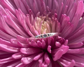 Moon Spoon Ring, Moon Phase Rings, Crescent Moon Ring, Celestial Jewelry, Sun and Moon Ring ...