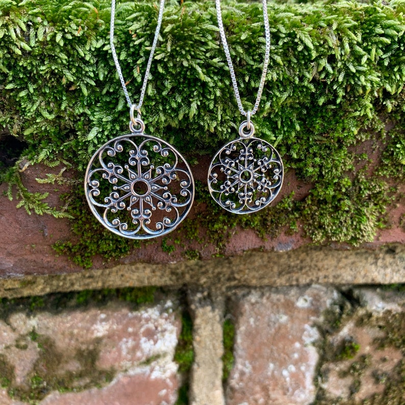 Charleston Firehouse Gate Pendant: Sterling Silver Ironwork Jewelry - Etsy