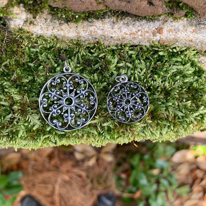 Charleston Firehouse Gate Pendant: Sterling Silver Ironwork Jewelry - Etsy