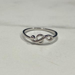 Sterling Silver Treble Clef G Clef Music Ring 925 - Etsy