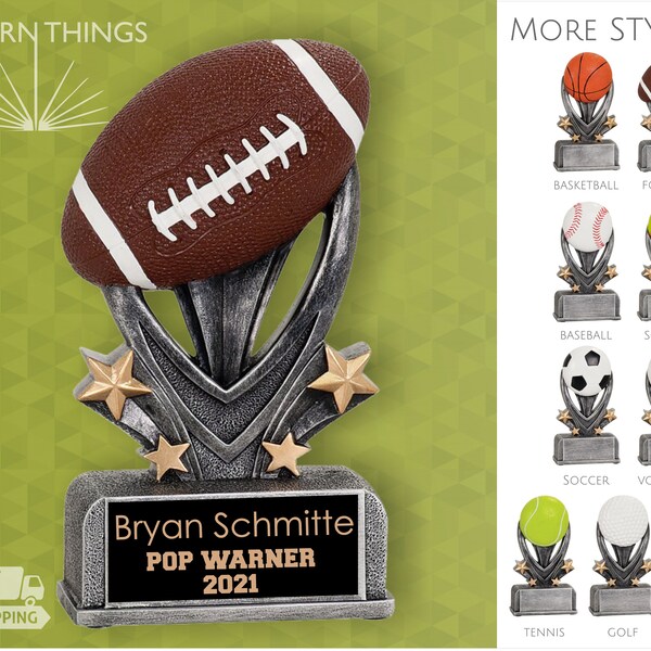 Football Custom Back Plate - Etsy