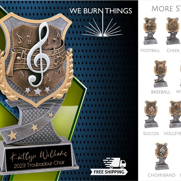 Music Trophy - Etsy