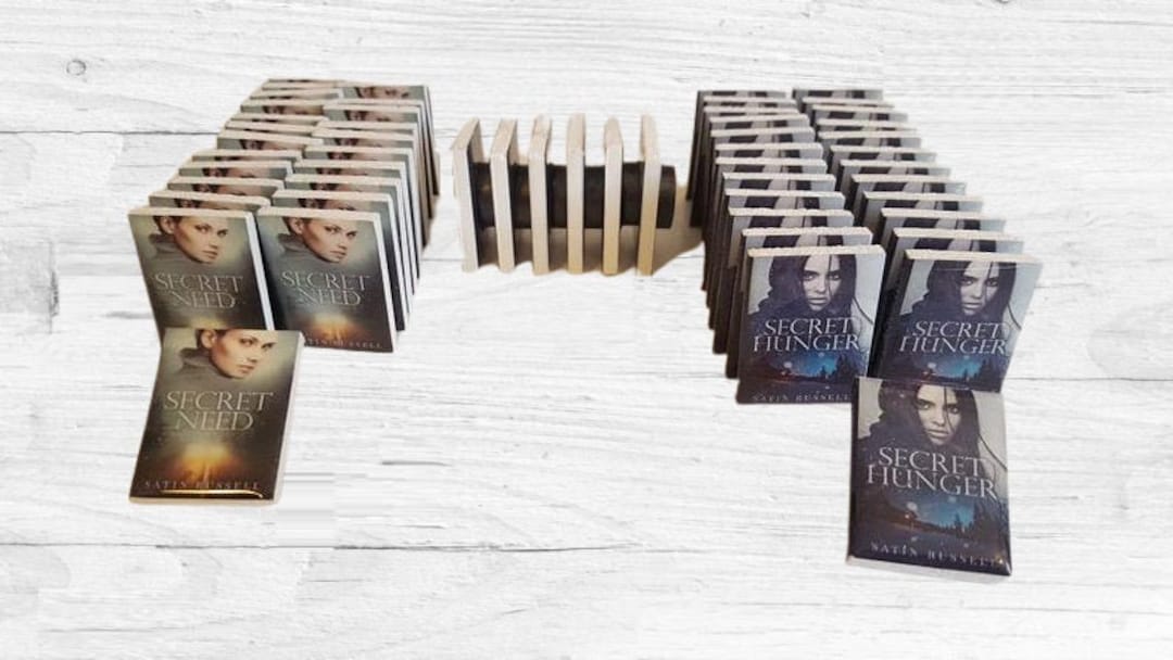 Bulk Custom Mini, Small or Jumbo Book Magnets. (starting at a Dozen) - Etsy