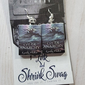 Custom Mini Book Earrings - Etsy