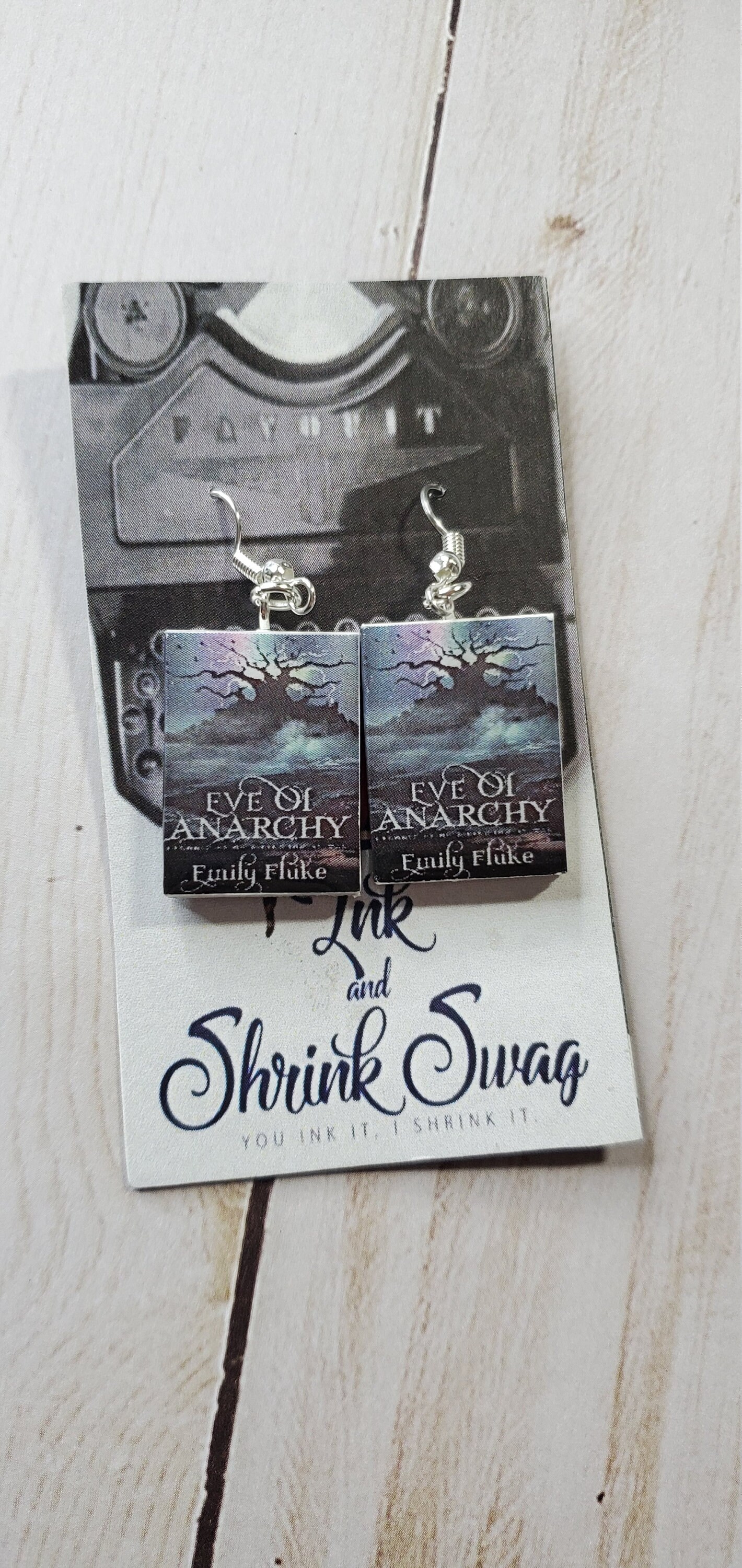Custom Mini Book Earrings - Etsy