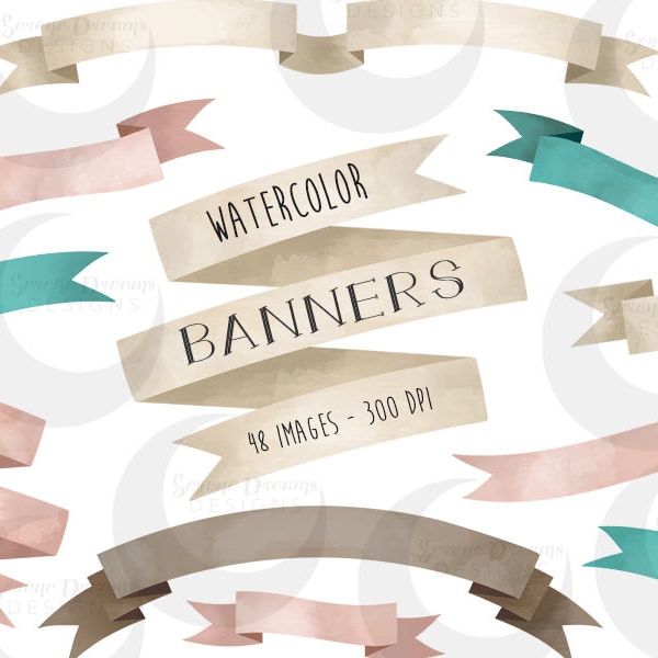 Banner Clipart - Etsy