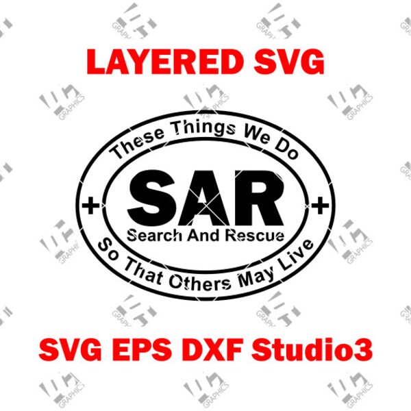 Search and Rescue Decals - Etsy