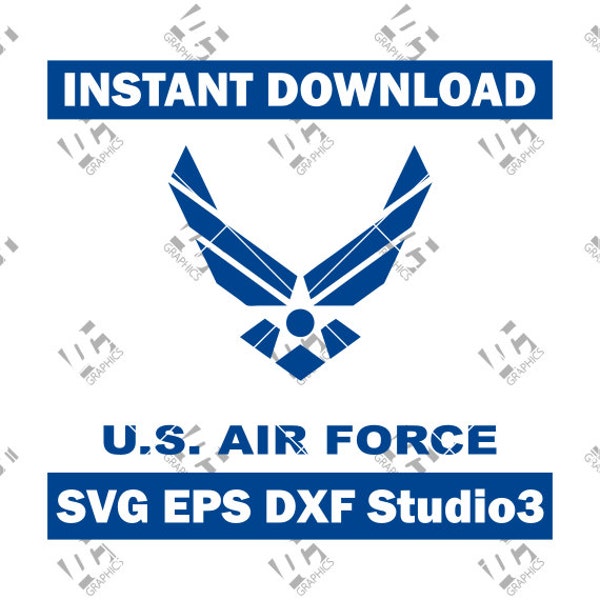 Air Force Dxf File - Etsy