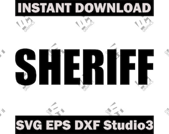 POLICE Cutting File in SVG, Eps, Dxf, and Studio3 DIY Tshirts Decals ...