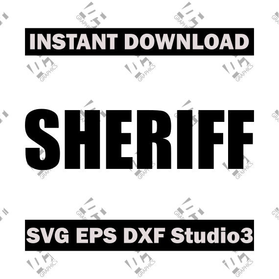 Sheriff Badge Patch - Etsy