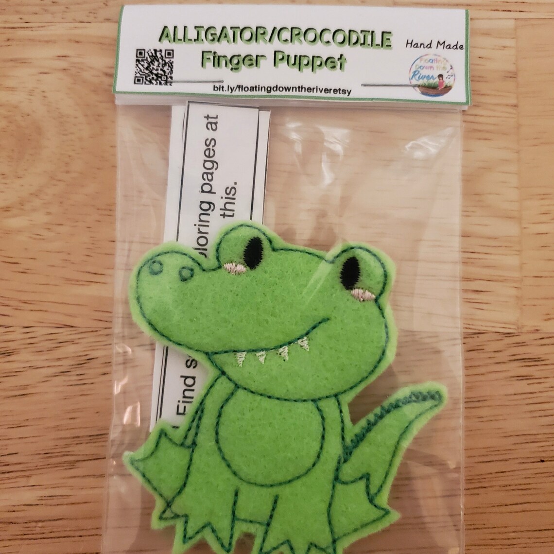 Alligator/Crocodile Finger Puppet Early Childhood Preschool | Etsy